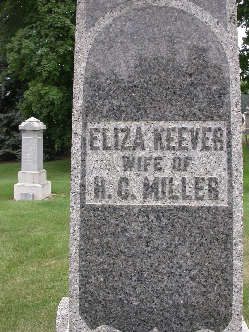 Keever, Miller, Lebanon Cemetery Old Section, Warren County, Ohio
